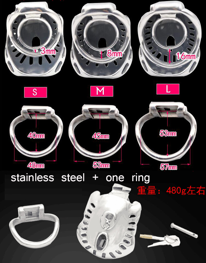 Male complete enclosure shrouded in chastity lock cage prison bird ...