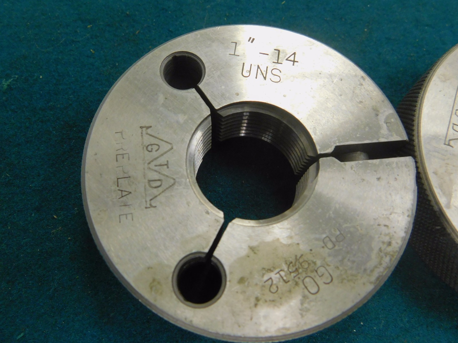 Greenfield Go Thread Ring Gage 1.0" -14 UNS Pre-Plate | eBay