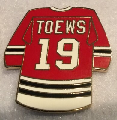 Chicago Blackhawks Johnathan Toews 19 Jersey pin Stanley Cup Champion ...