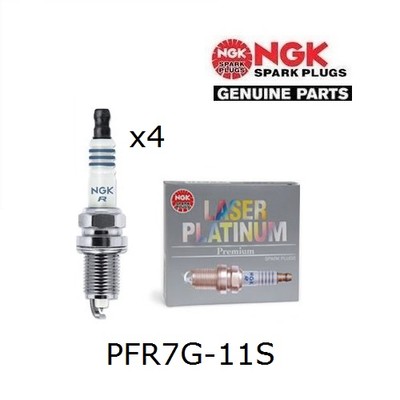 HONDA S2000 2.0 09/99- F20C NGK LASER PLATINUM SPARK PLUGS x 4 PFR7G ...