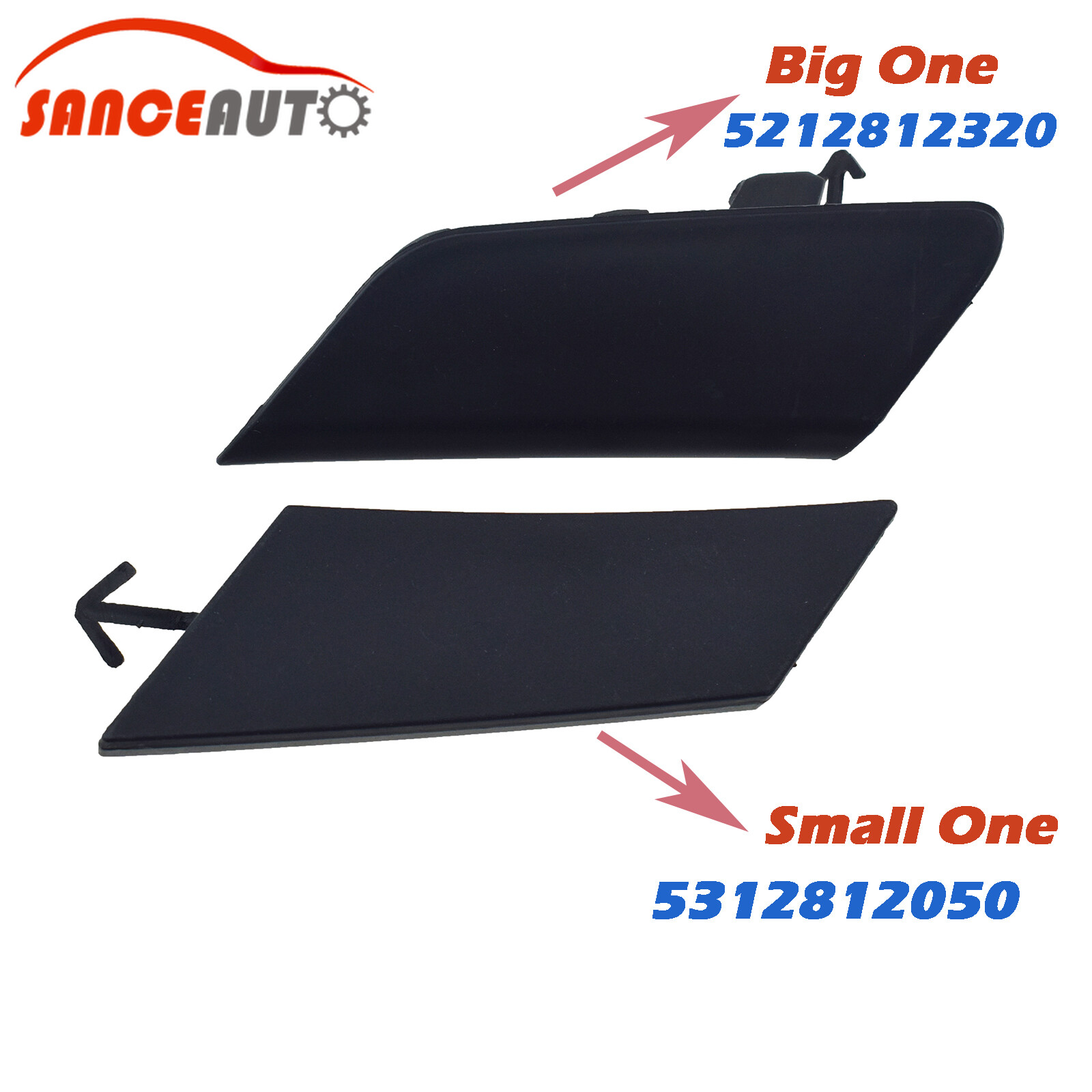 Front Bumper Tow Eye Hook Cover Molding Trim For Toyota Corolla LE XLE ...