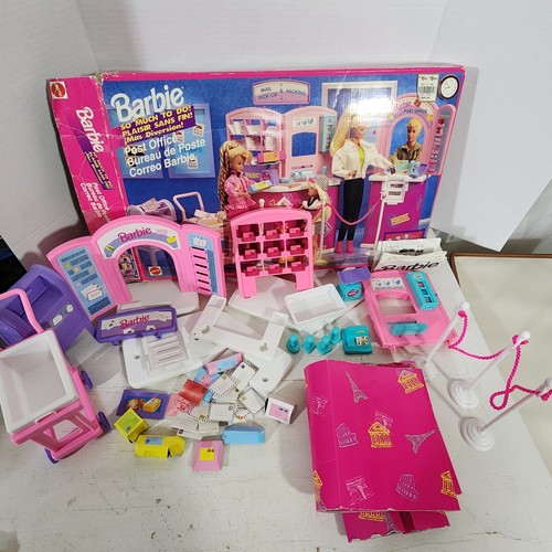 Vintage Barbie So Much To Do Post Office Playset Incomplete With Box ...