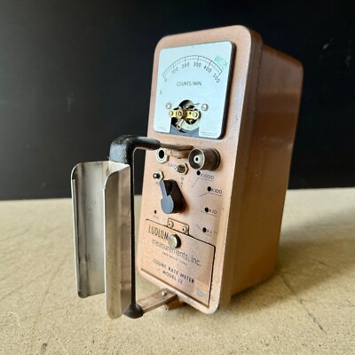 Ludlum Measurements Count Rate Meter Model 12 Vintage Radiation Meter ...