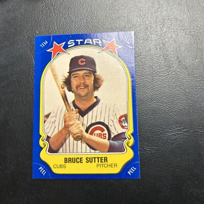 B40 1981 Fleer Bruce Sutter, Chicago Cubs sticker cards #80 | eBay
