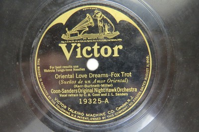 Coon-Sanders Orch. - VICTOR 19325 - Oriental Love Dreams & My Daddy's ...