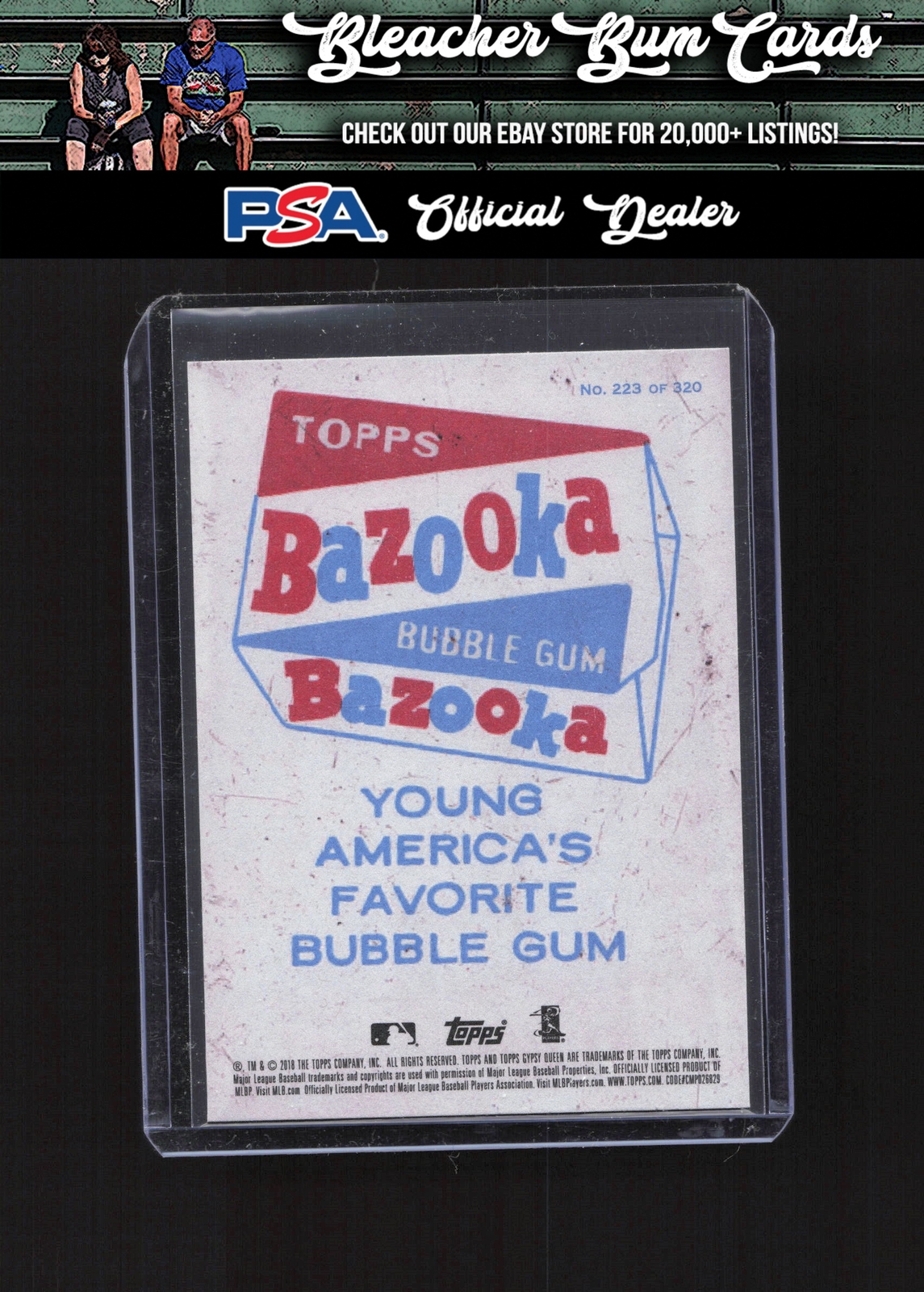 2018 Topps Gypsy Queen - Bazooka Back #223 Albert Pujols for sale ...