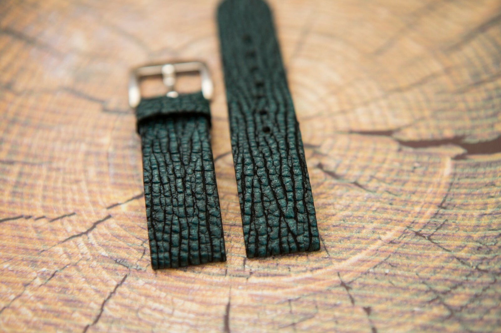 Green leather watch strap 18mm 19mm 20mm 21mm 22mm 23mm 24mm 25mm 26mm ...