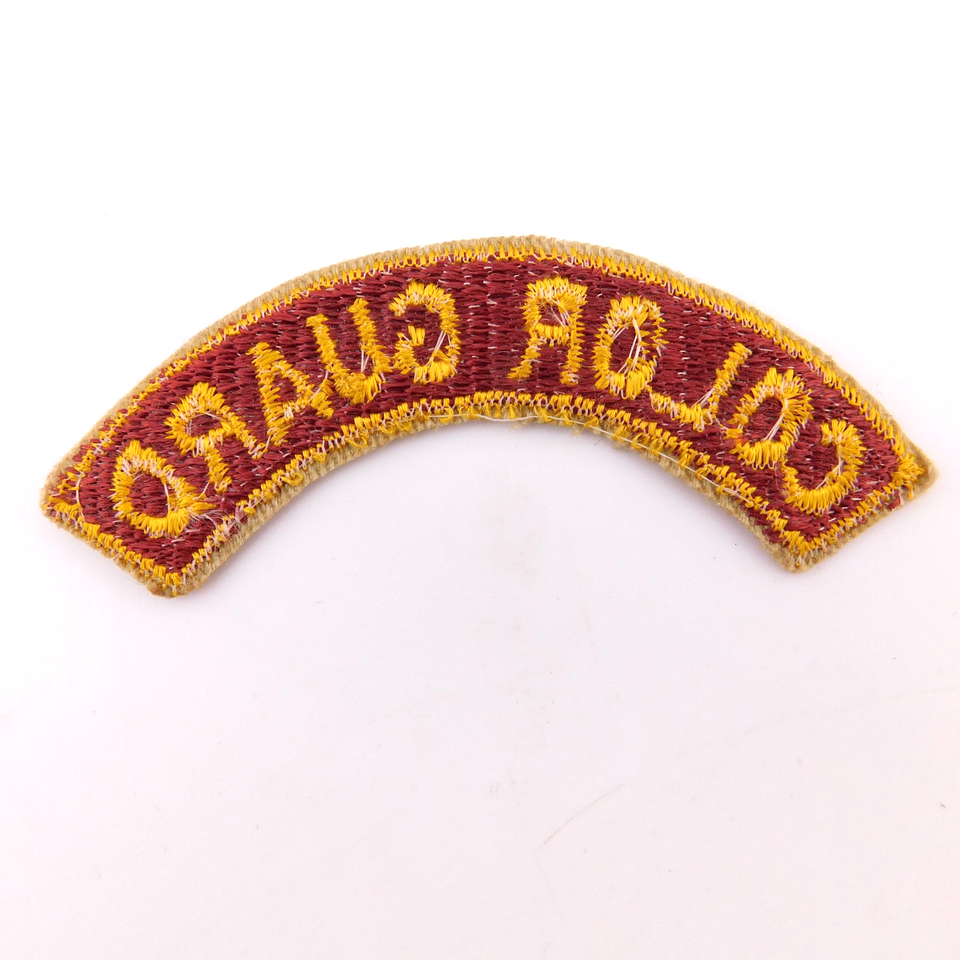Color Guard Rocker Patch Yellow on Red | eBay UK