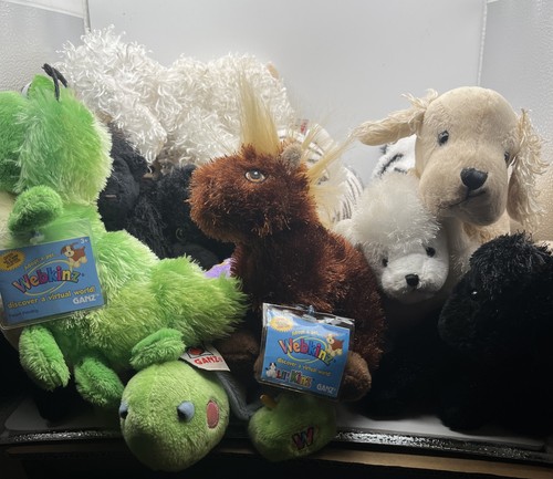 12 Webkins - Turtle, Horse, Dogs, Lamb, Tiger & Catepillar And More! | eBay