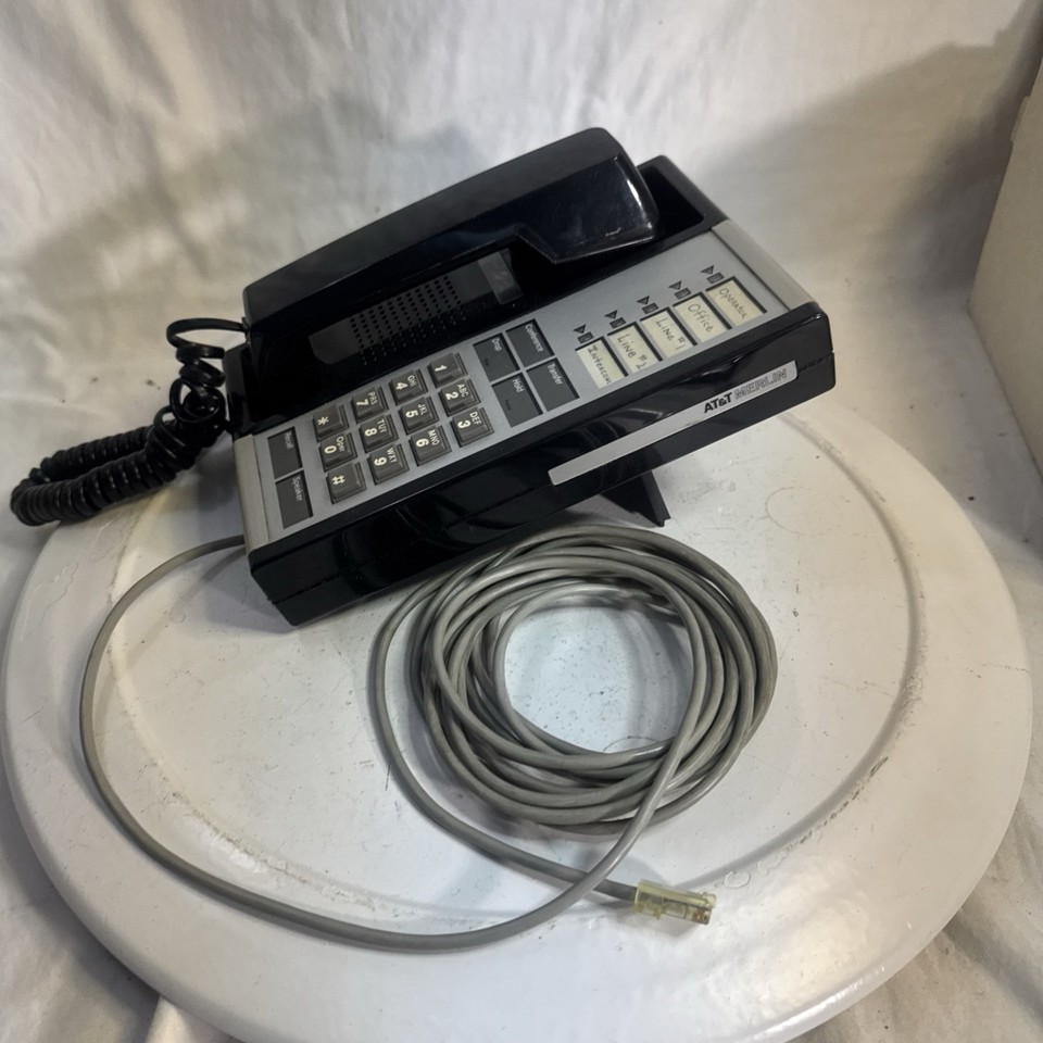 Vintage Office Phone Merlin 5 Button Phones Telephone AT&T Desk Phone ...