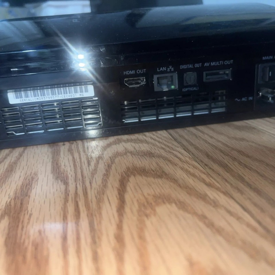 PlayStation 3 PS3 Console CECHE01 80GB Backwards Compatible. - Tested ...