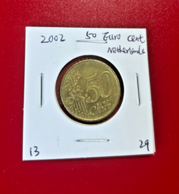 2002 50 EURO CENTS NETHERLANDS COIN - NICE WORLD COIN !!! | eBay