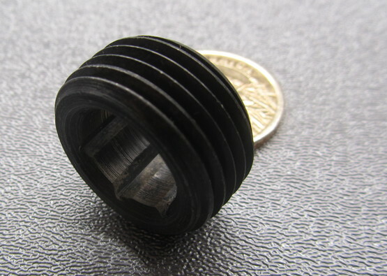 Black Oxide Hollow Jam Set Screws, 1"-12 x 1/2" Height, 5 Pieces | eBay