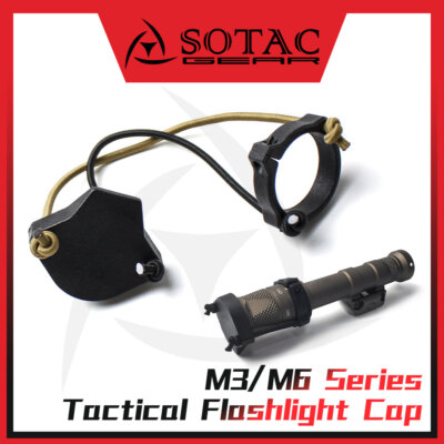 Tactical Flashlight Cap For M300 M600 Series Weaponlight Protective ...