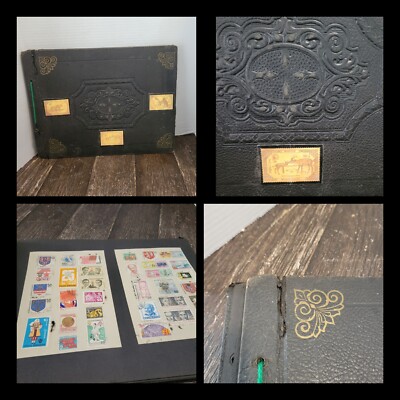 Vintage Military WWI Era Personal Stamp Album Ww1-70s 32 Countries ...