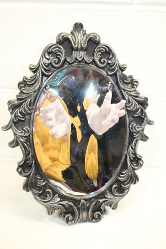 Gemmy Animated Halloween Mirror w/ Moving Baby Hands/Arms Motion ...