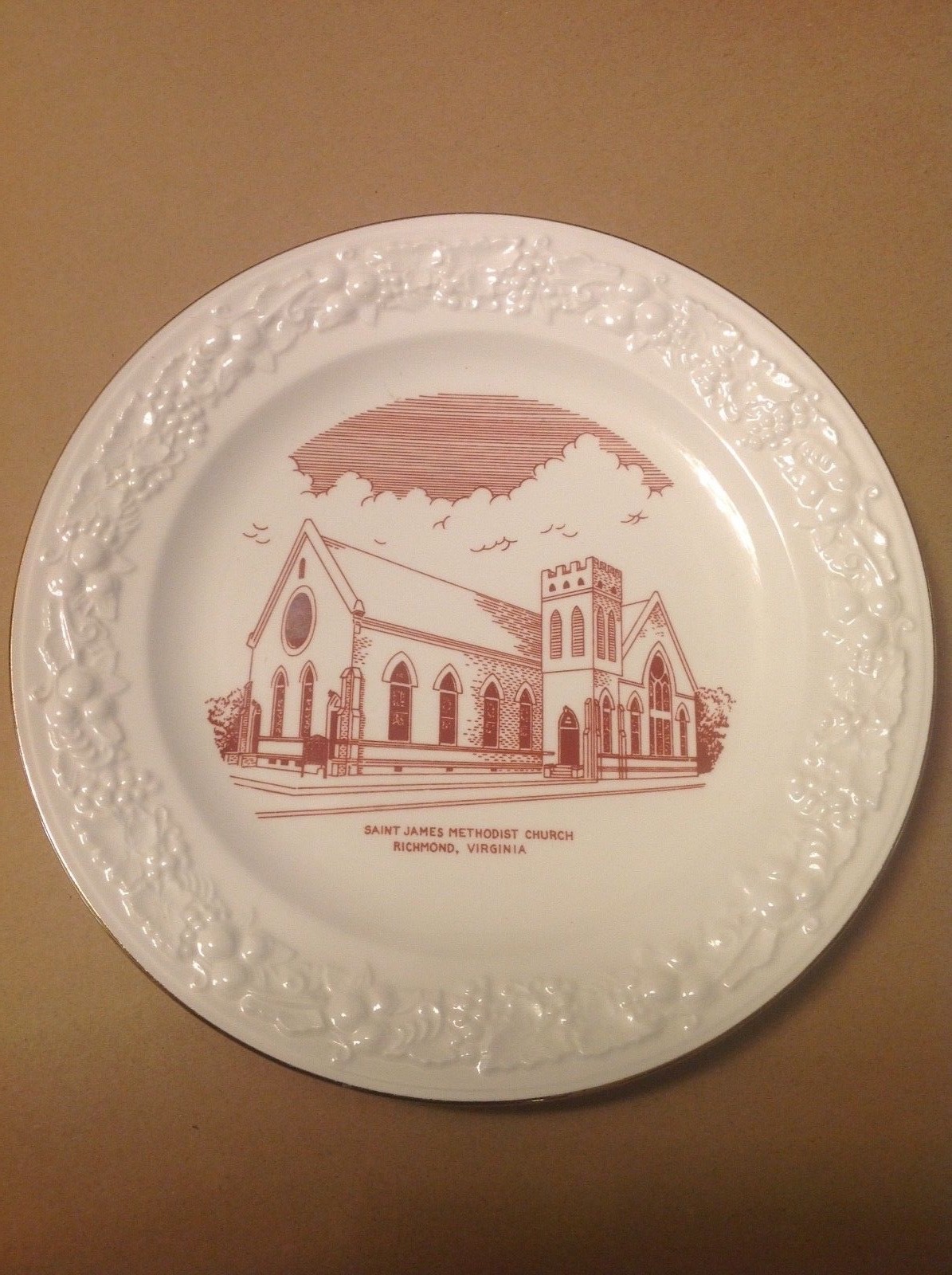 Saint James Methodist Church Richmond, Virginia Collector Plate | eBay