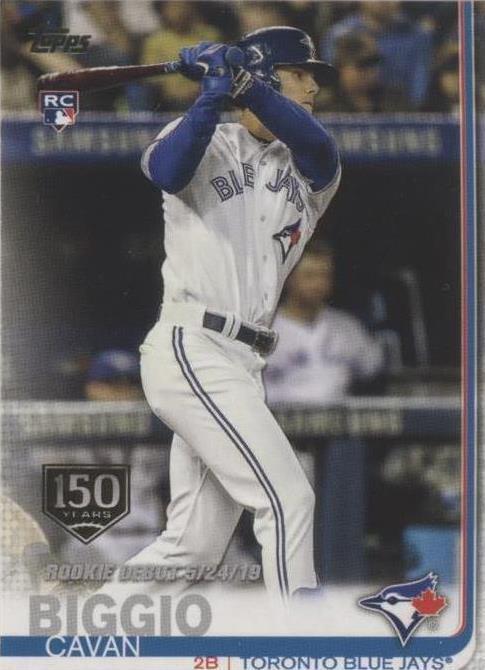 2019 Topps Update Series - Rookie Debut Cavan Biggio #US295 150th ...