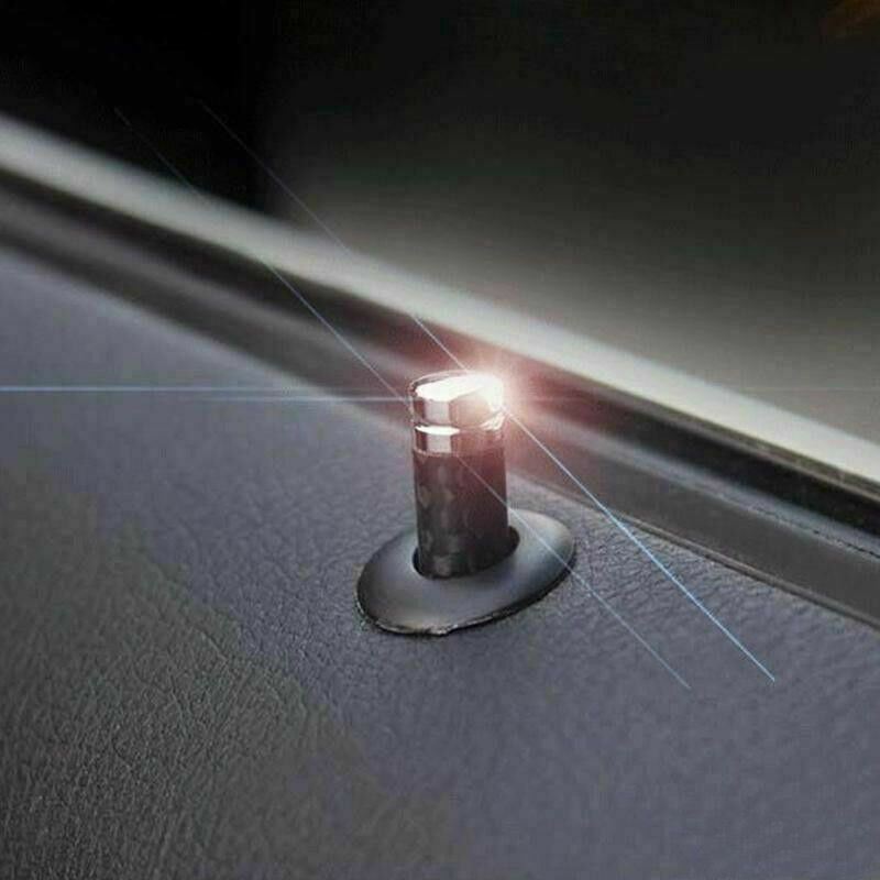 4Pcs Carbon Fiber Door Lock Pins Knob For BMW 1 3 5 7 Series X1 X3 X4 ...