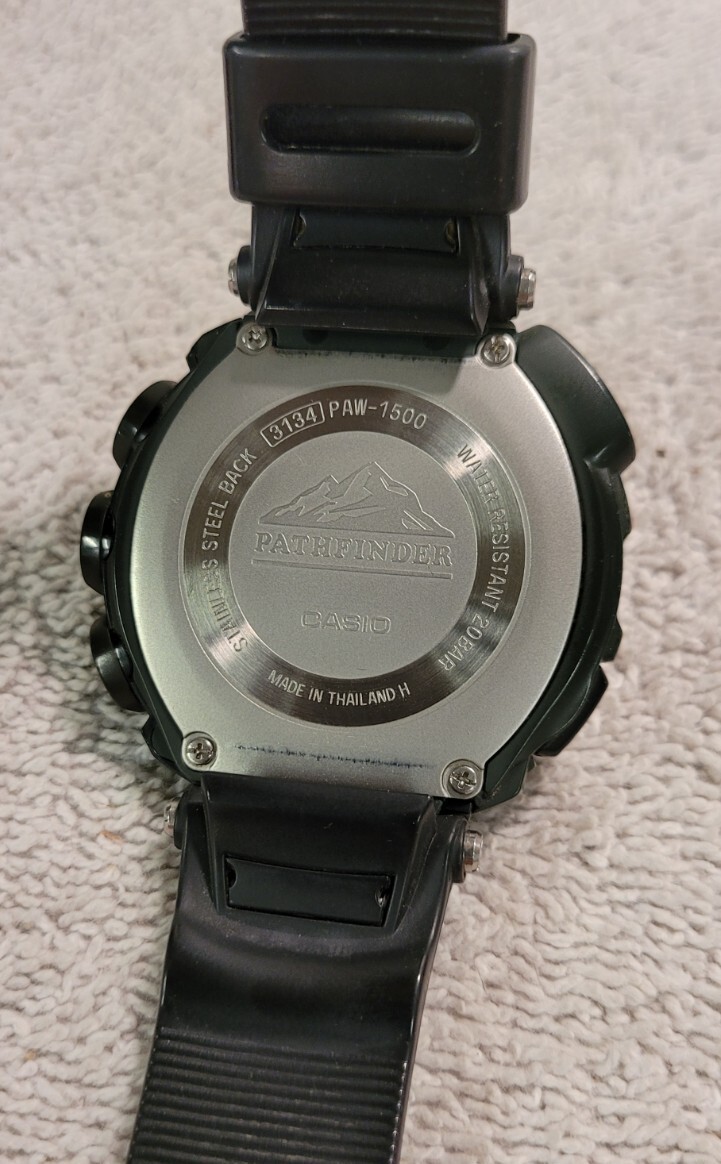 ️Casio Pathfinder Tough Solar Wristwatch 3134 PAW-1500 Quartz Digital ...