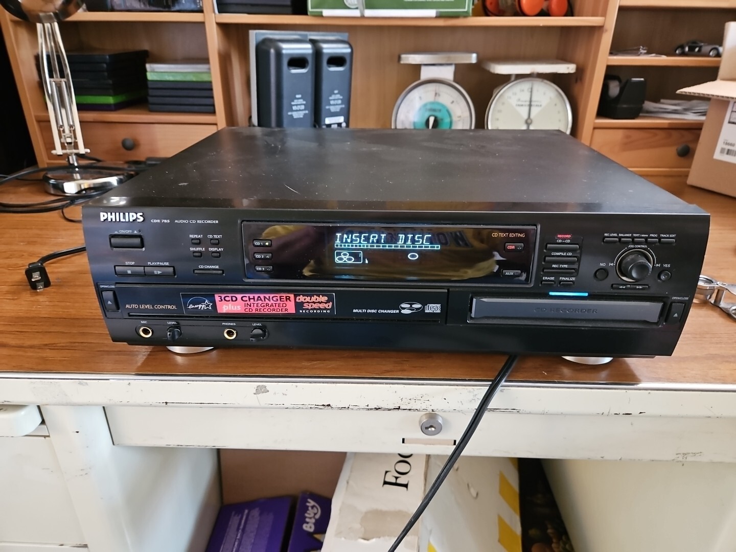 Philips CDR 785 17 3 CD Compact Disc Recorder Player Nice EXCELLENT ...