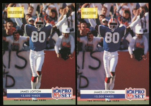 1992 Pro Set Milestone James Lofton Card #21 HOF 2 | eBay