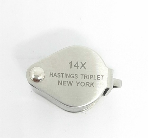 Polygon Magnifier Hastings Triplet 14 X MM Magnifier Eye Loupe | eBay