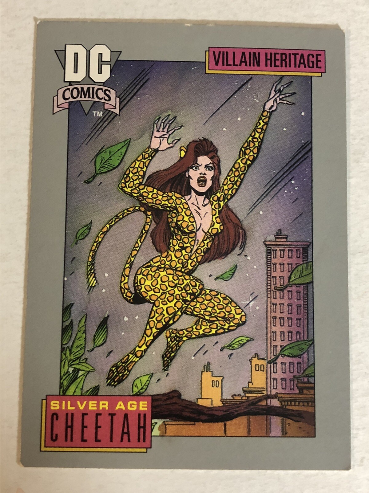 Silver Age Cheetah Trading Card DC Comics 1991 #23 | eBay