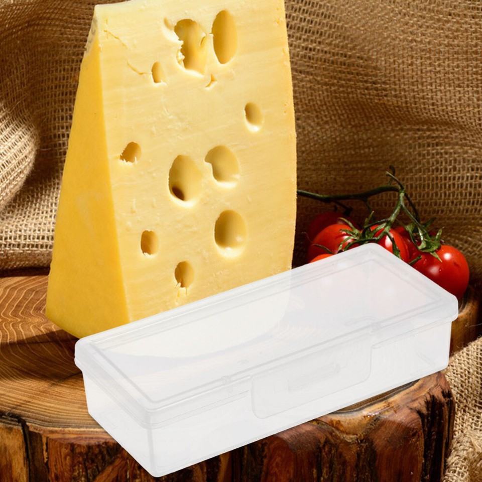 Rectangular Cheese Box for Fridge with Flip-cover Cheese Storage ...