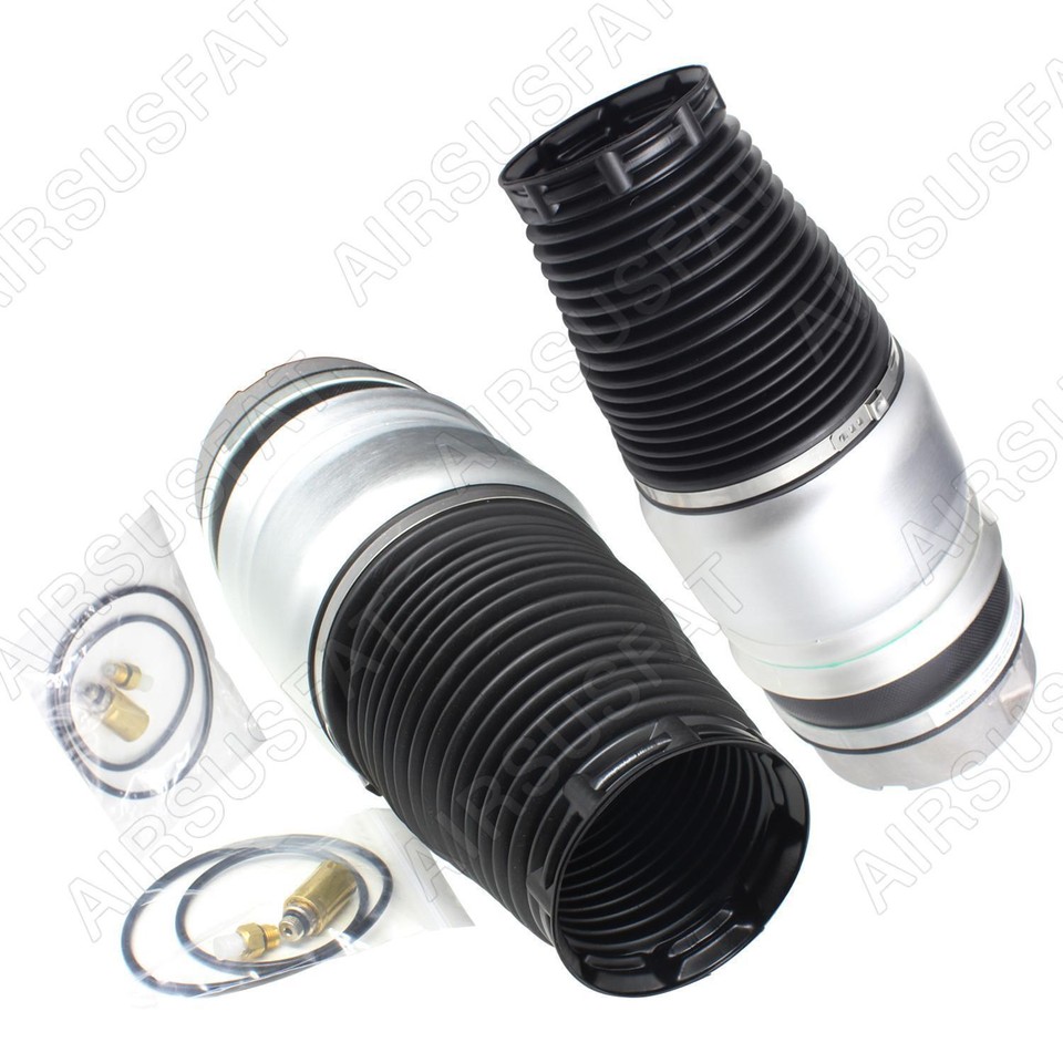 2x For Audi Q7 Porsche Cayenne VW Touareg Front Air Suspension Spring ...