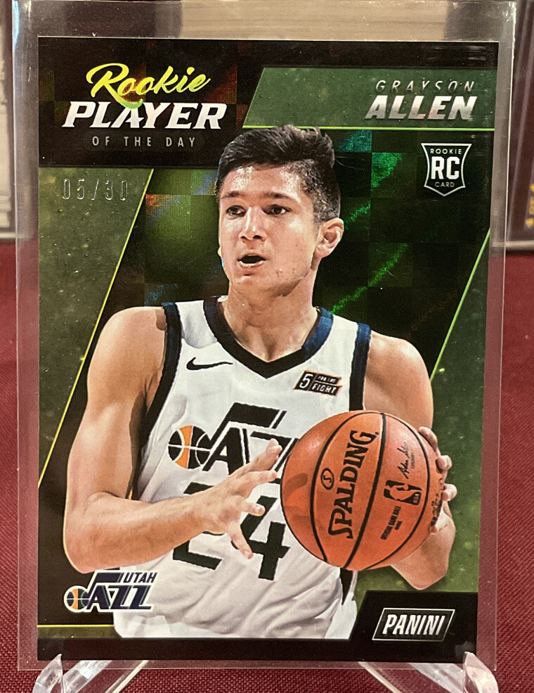 2018-19 Panini NBA Player of The Day Grayson Allen R10 Rookie ...