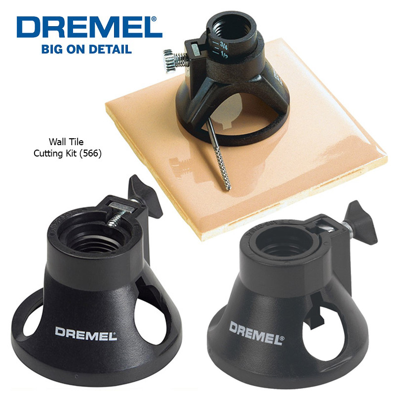 Dremel 566 Wall Tile Cutting Kit With Dremel 562 Drill Bit - 26150566JB ...
