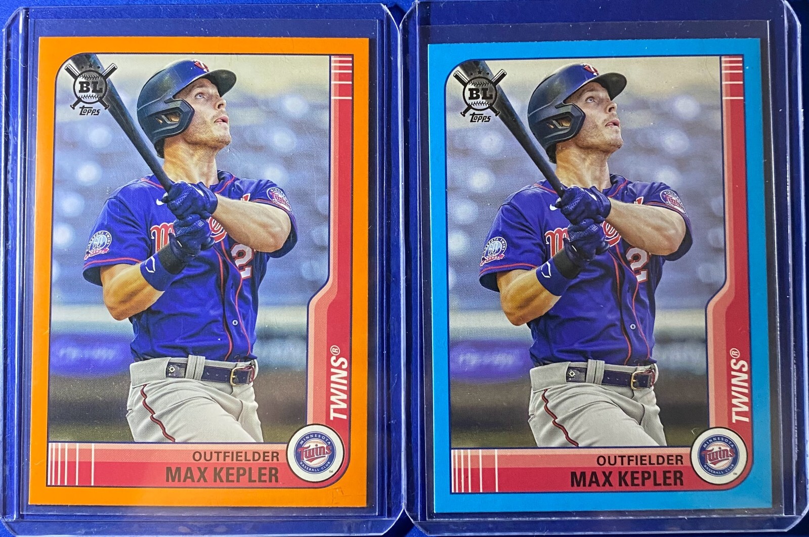 MAX KEPLER Topps Big League Baseball Orange and Blue Parallel Cards #20 ...