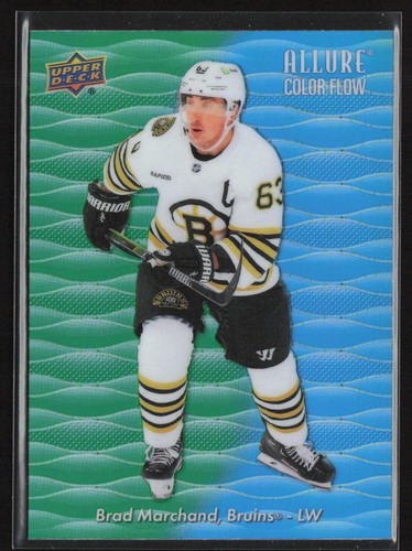 Brad Marchand 2023-24 Allure Color Flow Green-Blue #CF-20 Boston Bruins ...