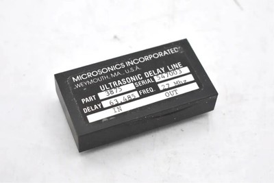 MICROSONICS INC 3875 ULTRASONIC DELAY LINE | eBay