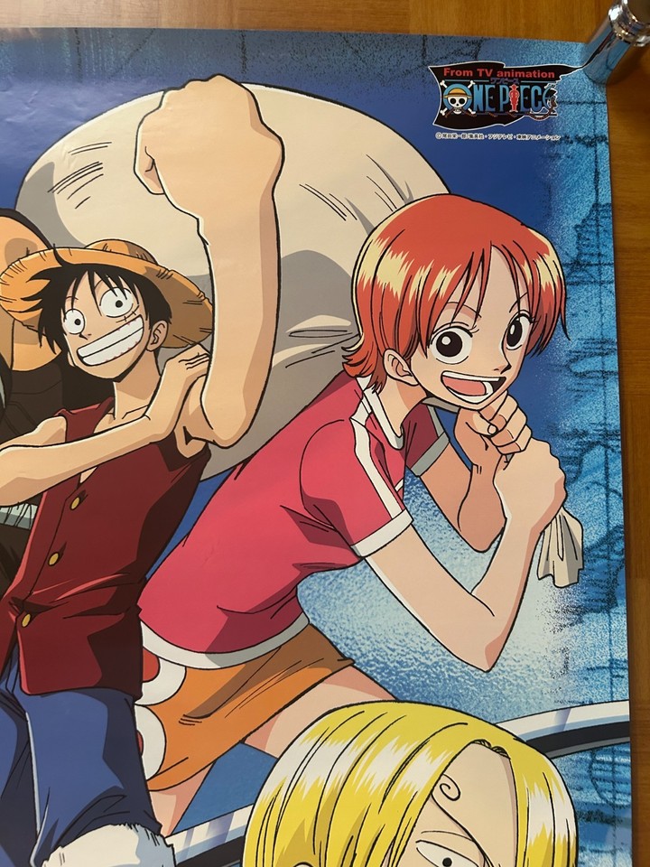 One Piece 2000s Japan Original Official Poster B2 20x28in 515x728mm | eBay
