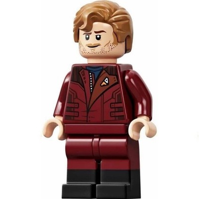 new LEGO Star Lord (Peter Quill) black boots Minifig The Guardians ...