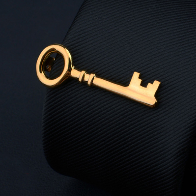 1PC Novelty Men Unique Necktie Pin Metal Tie Clip Wedding Clasp Bar ...