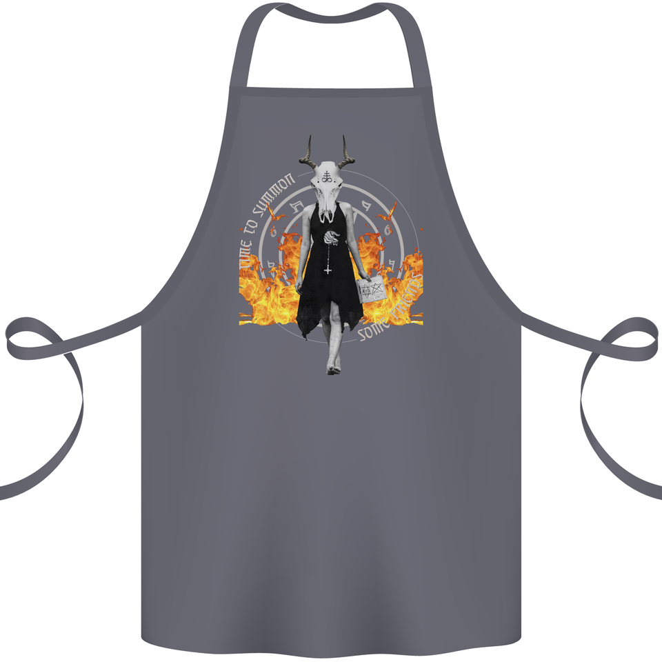 Satanic Witch Summon Ouija Board Satan Hell Cotton Apron 100% Organic ...