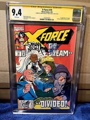 X-Force #19 CGC Signature 9.4 Fabian Nicieza Greg Capullo 1st Copycat ...