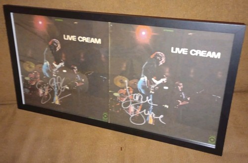 Live Cream Signed Albums-All 3 Eric Clapton, Ginger Baker, Jack Bruce ...