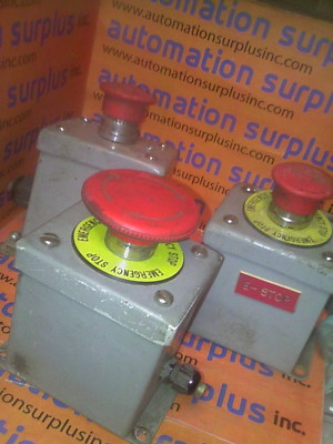 ENCLOSED EMERGENCY STOP PUSH BUTTON QUANTITY!! | eBay