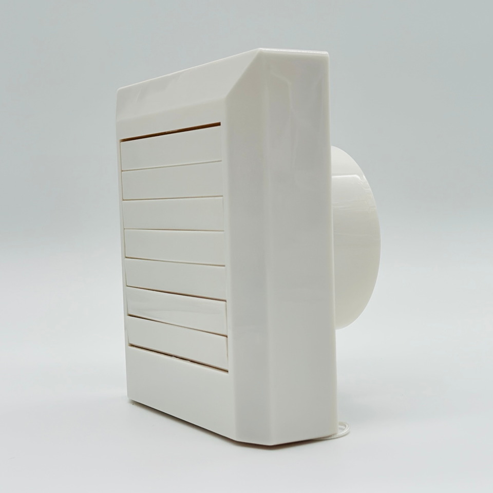 Bathroom Kitchen Exhaust Extractor Fan 4"/100MM Louver Shutter with ...