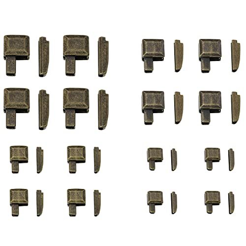 Zipper Repair Kit 16 Sets #3#5#8#10 Metal Zipper Latch Slider Retainer ...