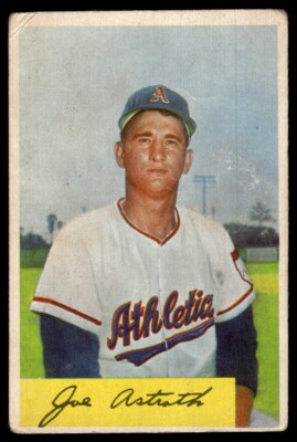 1954 Bowman Joe Astroth Poor Philadelphia Athletics #131 | eBay