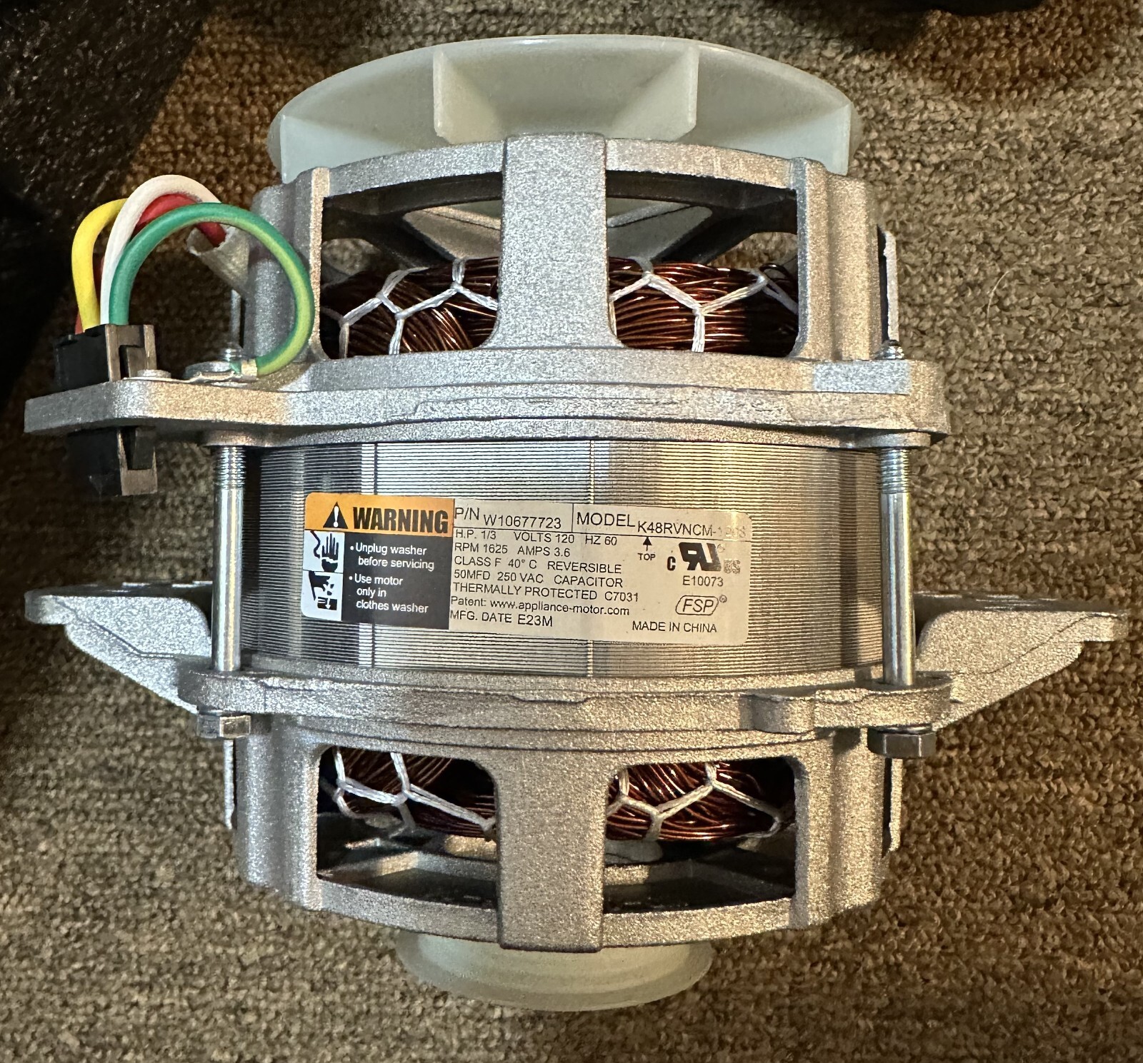 New Genuine OEM Whirlpool Washer Washing Machine Drive Motor W11026785 ...