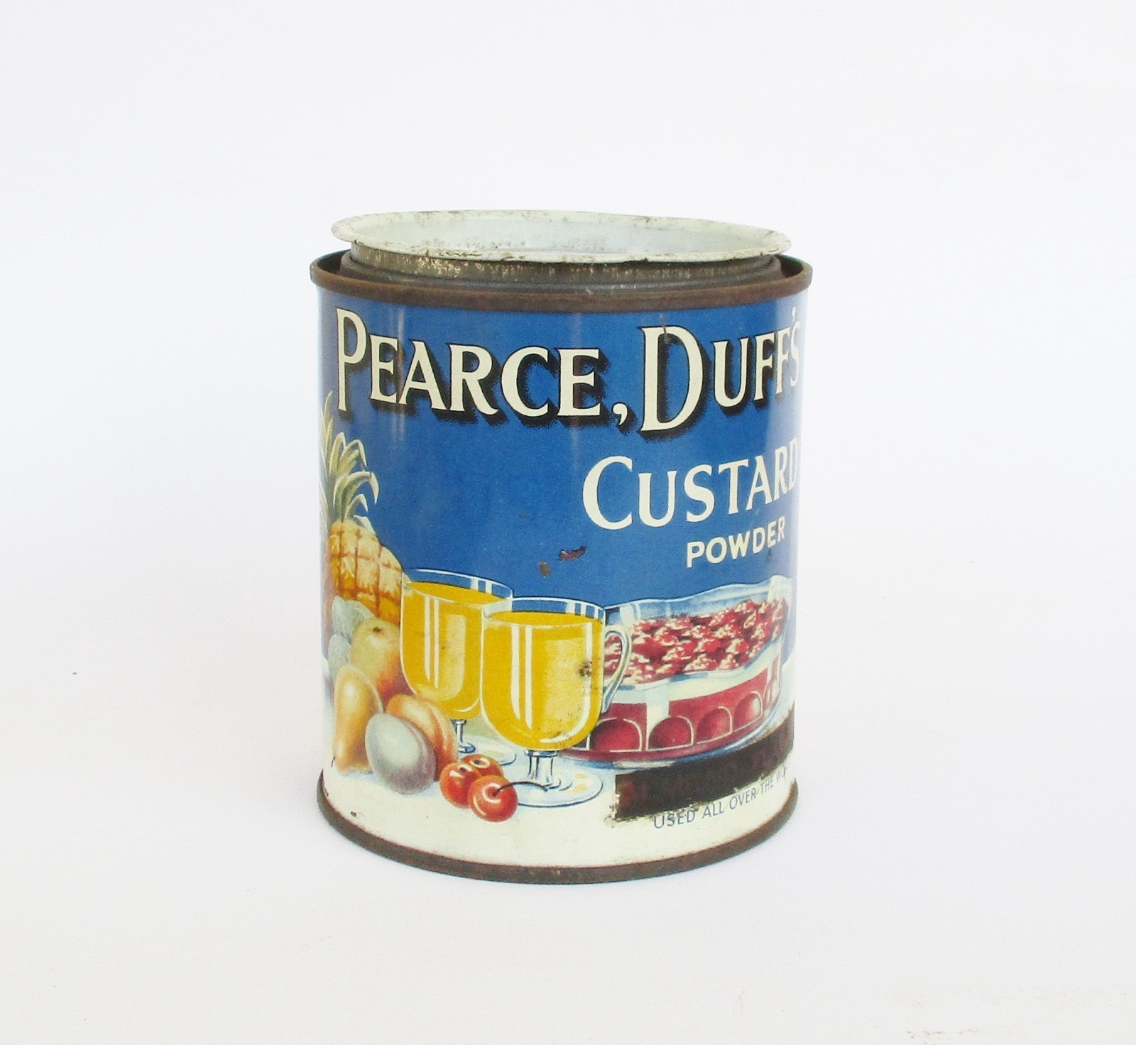 Vintage English Pearce Duff´s Custard Powder 16 OZ tin can. Collectible ...