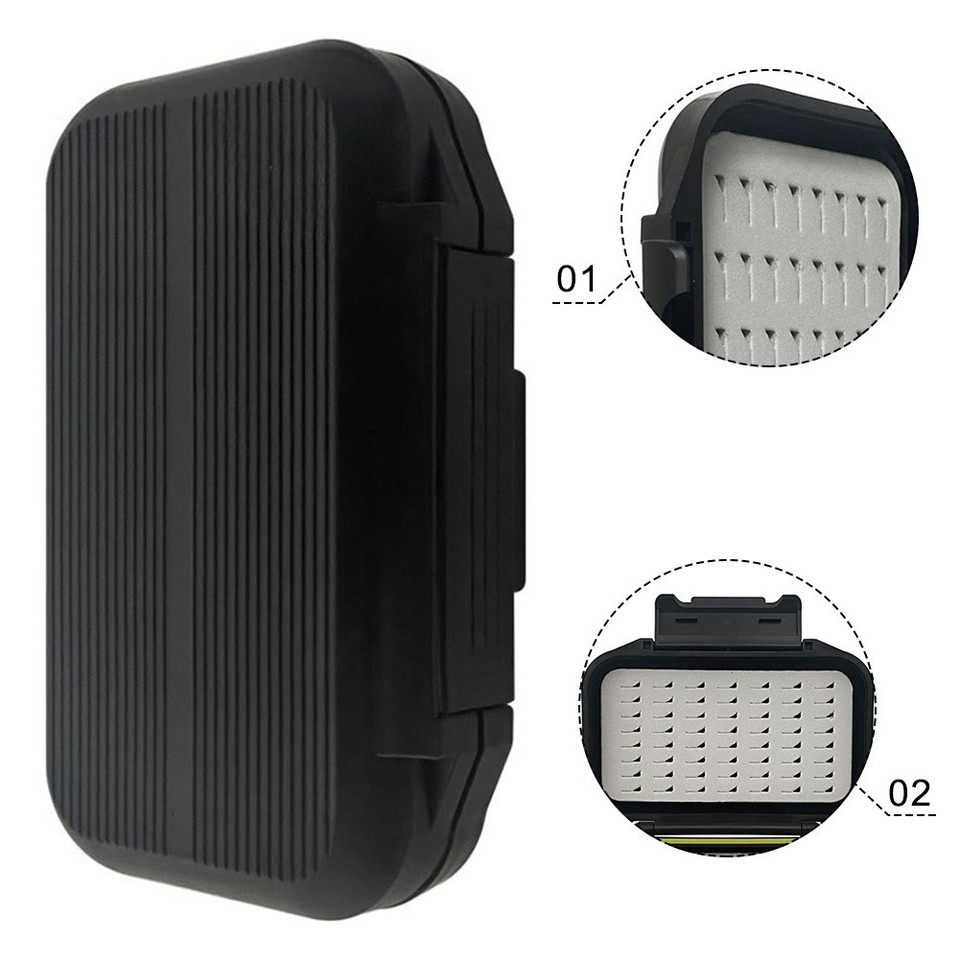 Secure and Compact Fly Hook Storage Box Essential Gear for Fly Fishermen | eBay Australia