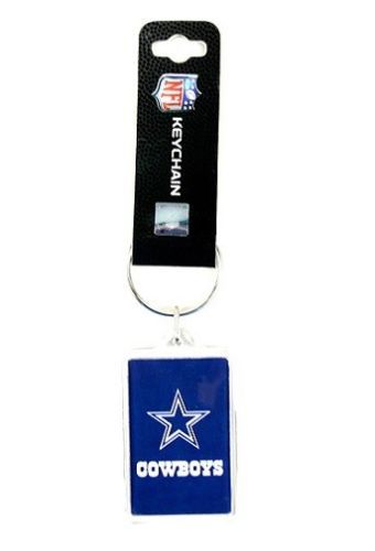 DALLAS COWBOYS NFL ACRYLIC KEY CHAINS WITH STAR LOGO - 2 KEYCHAINS FOR ...