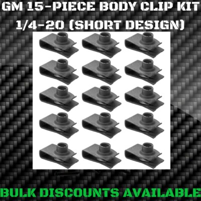 1960-1987 C10 Pick Up Interior Exterior Front End U NUTS BODY BOLT ...